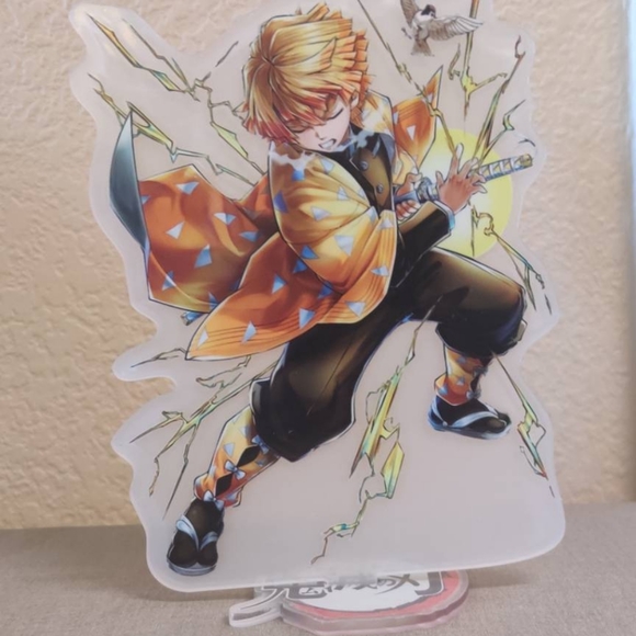 No Brand | Accessories | Zenitsu Demon Slayer Acrylic Stand Anime ...
